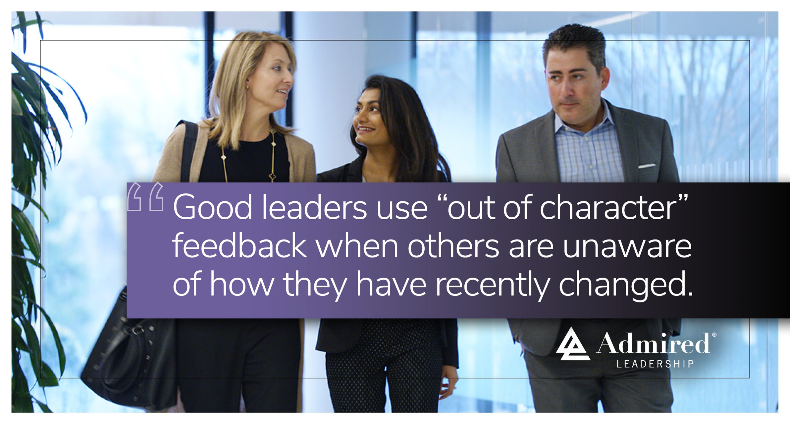 ‘You Are Acting Out of Character’ – Admired Leadership