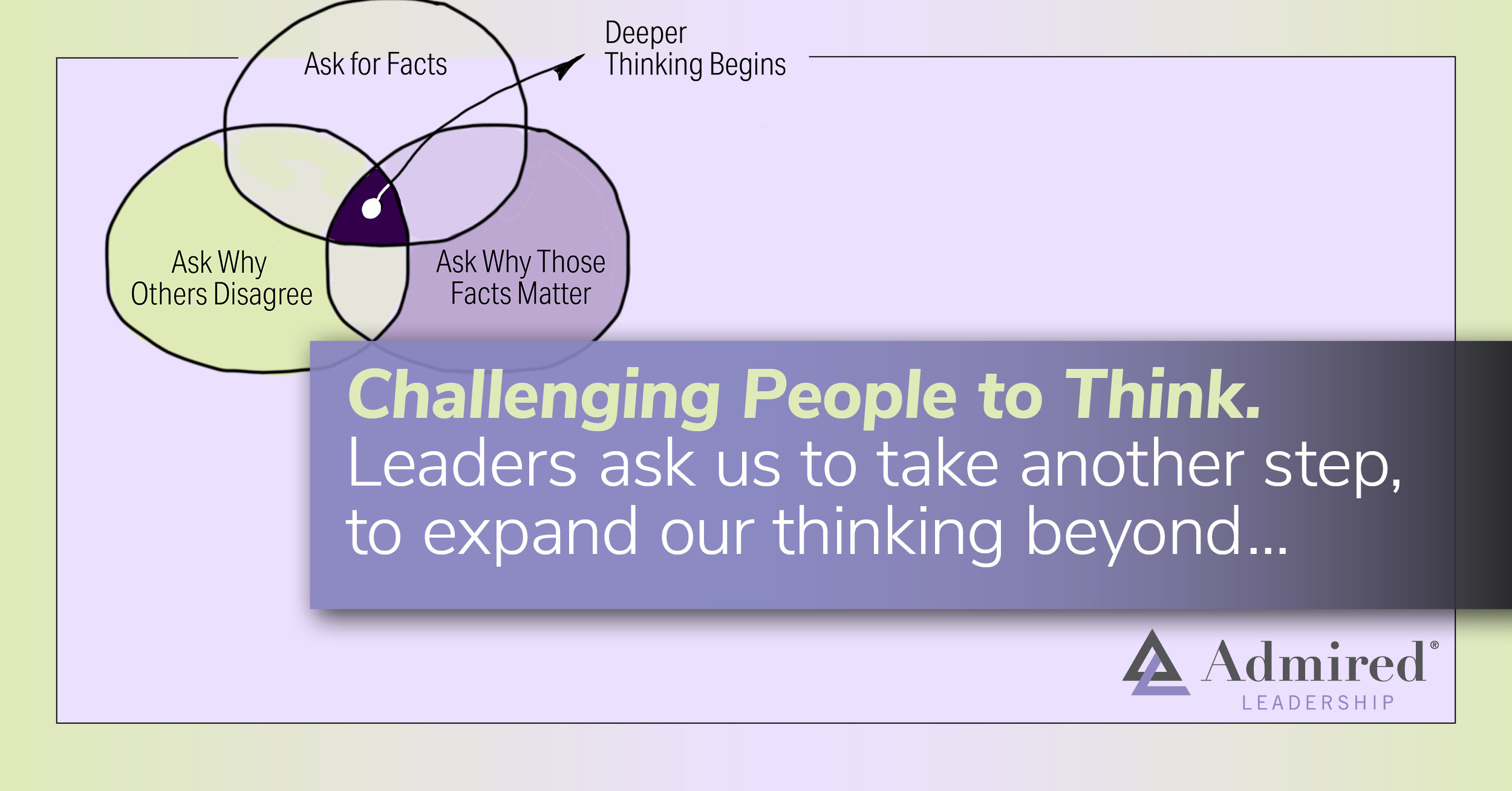 Challenging People to Think – Admired Leadership
