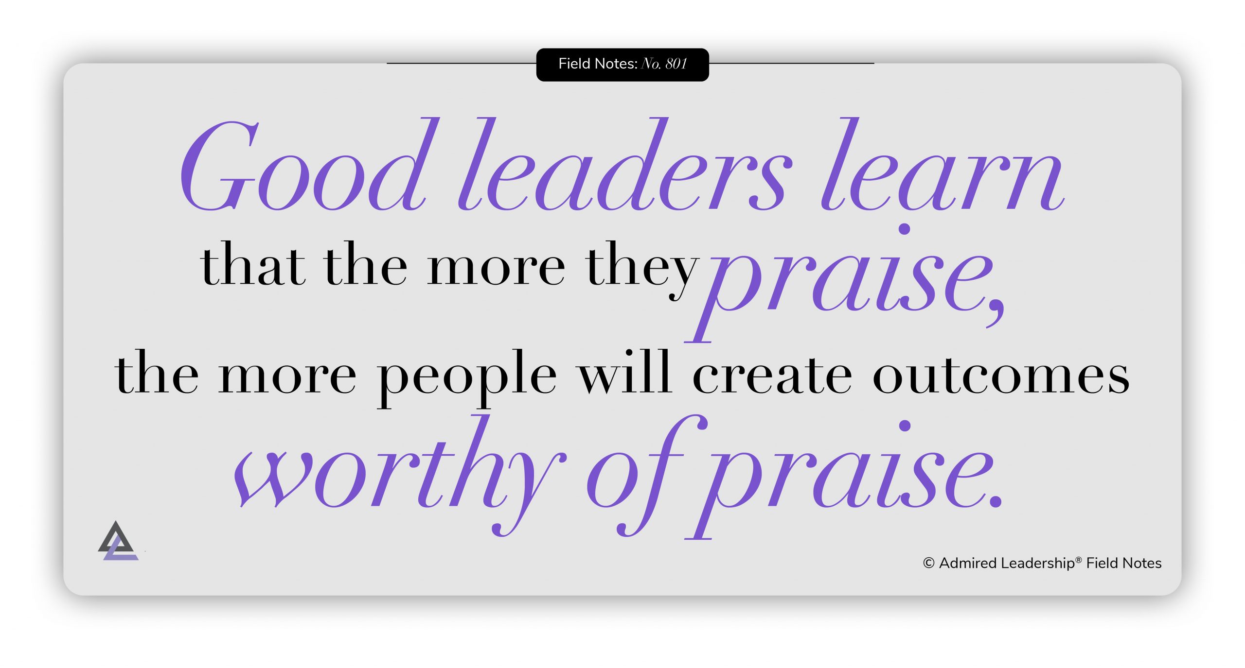 Why Are Some Leaders Praise Stingy? – Admired Leadership