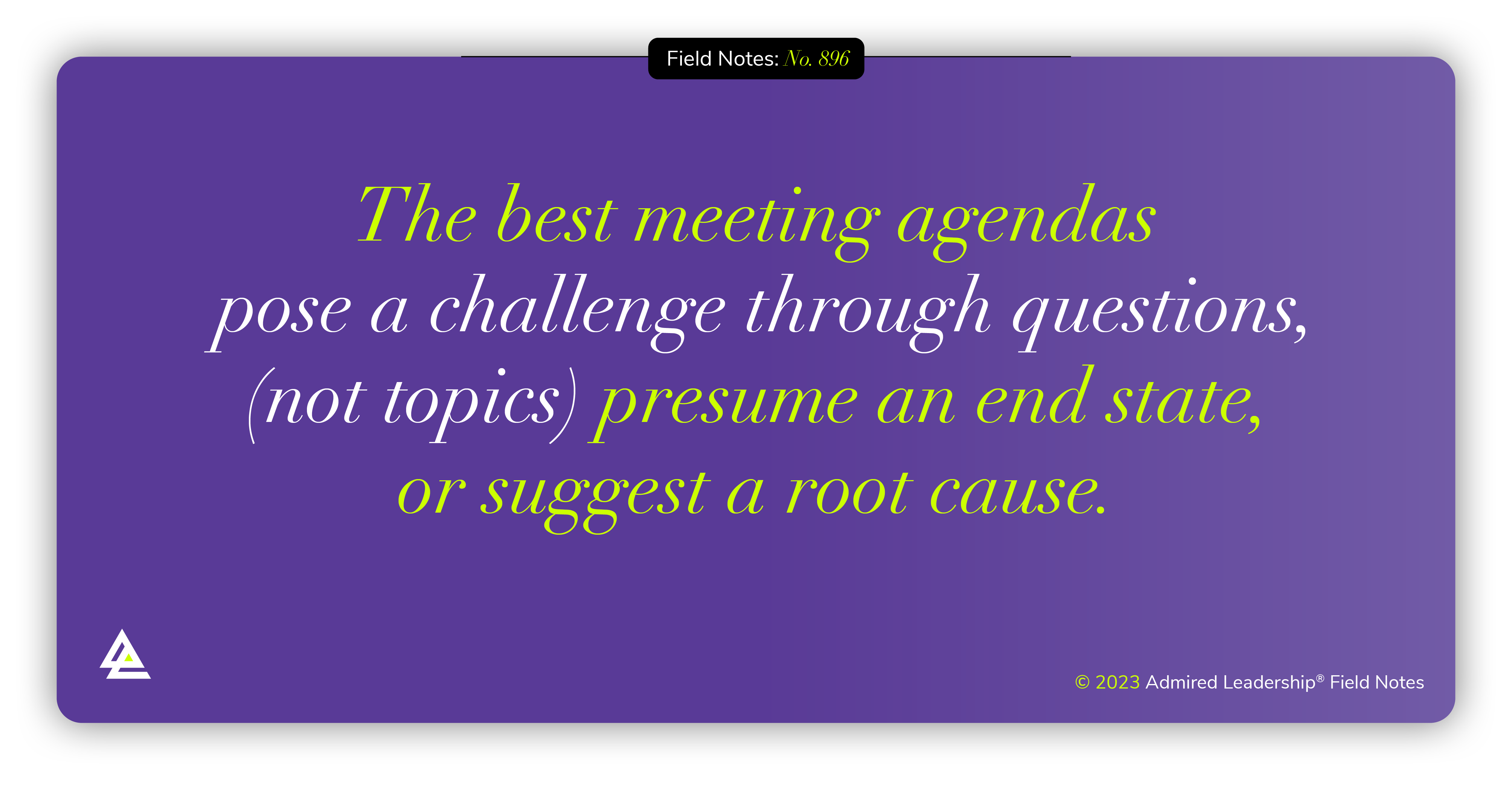 Office Meeting Topics