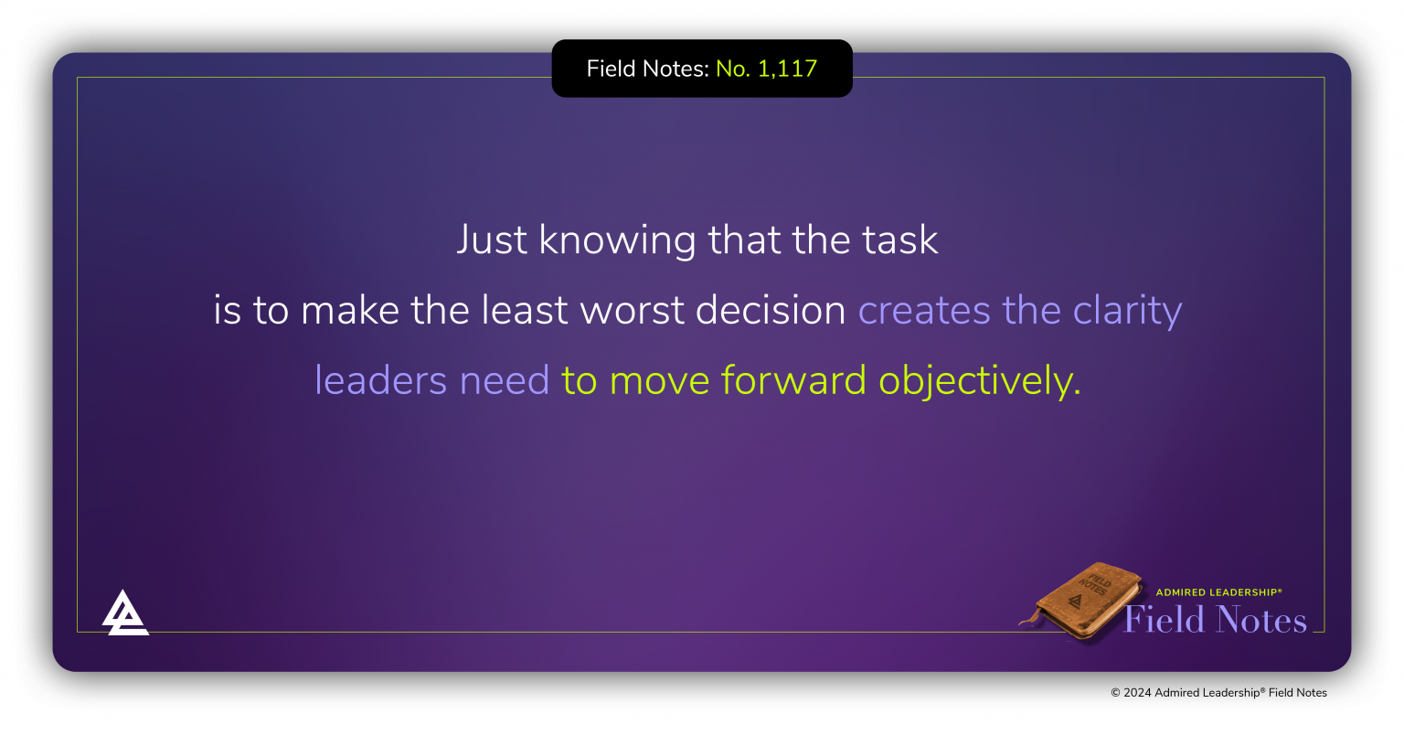 Field Notes – Admired Leadership