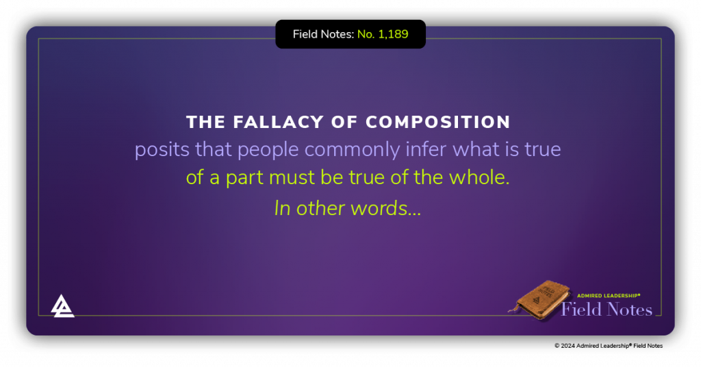 Field Notes – Admired Leadership